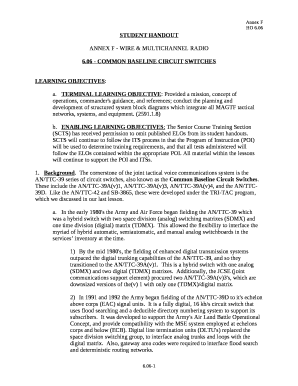 ANNEX F - WIRE & MULTICHANNEL RADIO Doc Template | pdfFiller