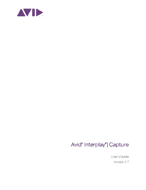 Fillable Online Avid Interplay Capture Fax Email Print - pdfFiller