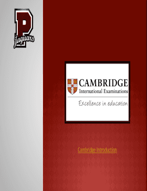 Fillable Online Cambridge Introduction Fax Email Print - pdfFiller