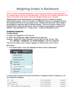 Fillable Online what is a weighted grade- pdf documents Fax Email Print ...