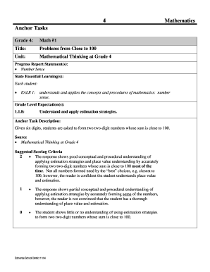 Fillable Online Anchor Tasks Fax Email Print - pdfFiller