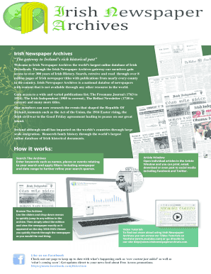Fillable Online Irish Newspaper Archives Fax Email Print - pdfFiller