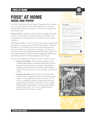 Fillable Online FOSS at Home Fax Email Print - pdfFiller