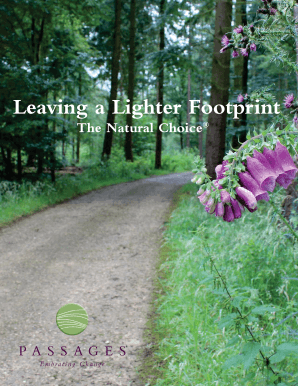 Fillable Online Leaving a Lighter Footprint Fax Email Print - pdfFiller