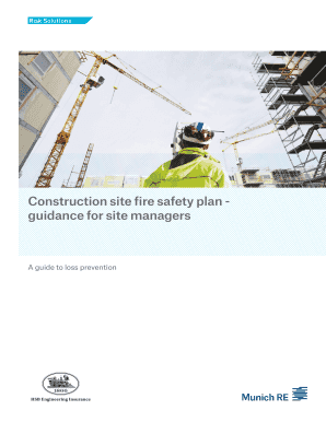 Fillable Online Construction site fire safety plan guidance for site ...