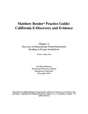 Fillable Online Matthew Bender Practice Guide: Fax Email Print - pdfFiller