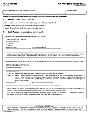 Fillable Online ACH Request Fax Email Print - pdfFiller