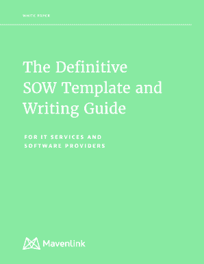 Fillable Online SOW Template and Fax Email Print - pdfFiller