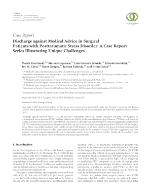 Fillable Online Case Reports in Anesthesiology Fax Email Print - pdfFiller