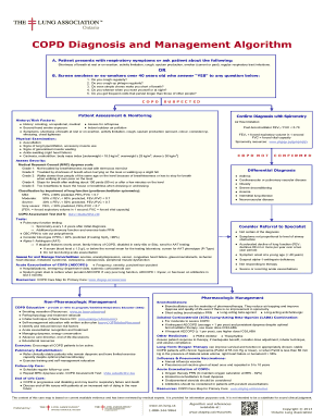 Fillable Online COPD Diagnosis and Management Algorithm Fax Email Print ...