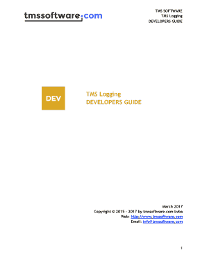Fillable Online TMS Logging Fax Email Print - pdfFiller