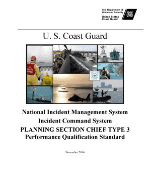 Fillable Online PLANNING SECTION CHIEF TYPE 3 Fax Email Print - pdfFiller