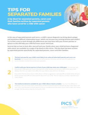 Fillable Online SEPARATED FAMILIES Fax Email Print - pdfFiller
