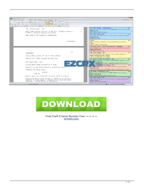 Fillable Online Final Draft 8 Serial Number Free ---- Fax Email Print ...
