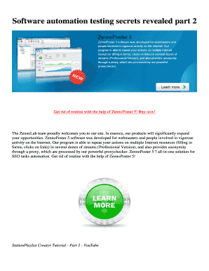 Software Automation Testing Secrets Revealed Pdf - Fill Online ...