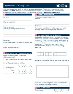 Fillable Online Electoral Registration Office Fax Email Print - pdfFiller