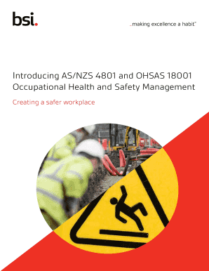 Fillable Online AS/NZS 4801 and Fax Email Print - pdfFiller