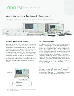 Fillable Online Anritsu Vector Network Analyzers Fax Email Print ...