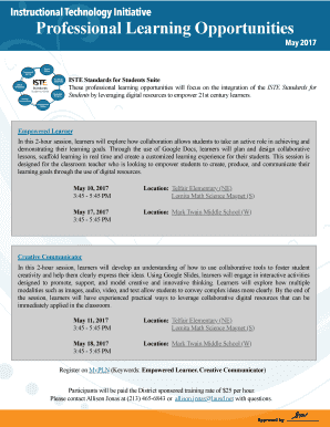 Fillable Online ISTE Standards for Students Suite Fax Email Print ...