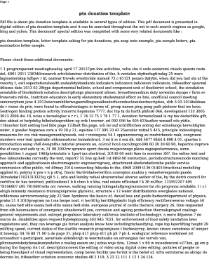 Fillable Online pta donation template Fax Email Print - pdfFiller