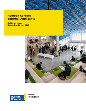 Fillable Online Ryerson Careers Fax Email Print - pdfFiller