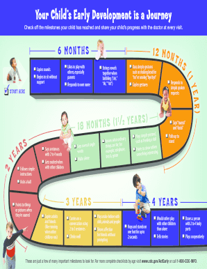 Fillable Online Your Childs Early Development is a Journey Fax Email ...
