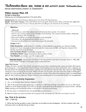 Fillable Online SEE, THINK & DO ACTIVITY GUIDE Fax Email Print - pdfFiller