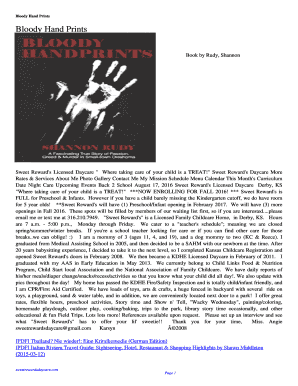 Fillable Online Bloody Hand Prints Fax Email Print - pdfFiller