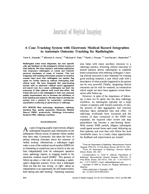 Fillable Online A Case Tracking System with Electronic Medical Record ...