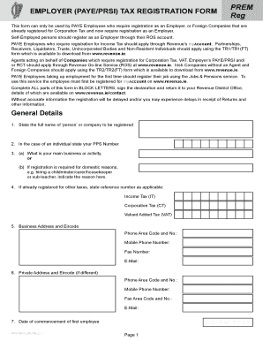 Fillable Online This form can only be used by PAYE Employees who ...