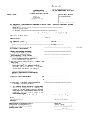 Fillable Online hp gov Office use only:- Fax Email Print - pdfFiller