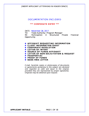 documentation enclosed Doc Template | pdfFiller