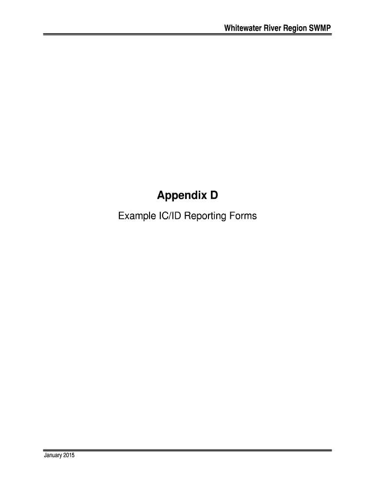 Fillable Online Example IC/ID Reporting Forms Fax Email Print - pdfFiller