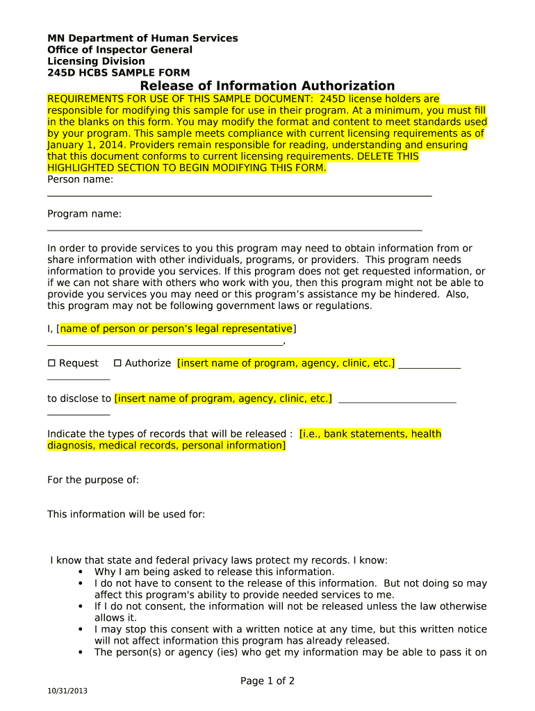 REQUIREMENTS FOR USE OF THIS SAMPLE DOCUMENT:245D license holders are ...