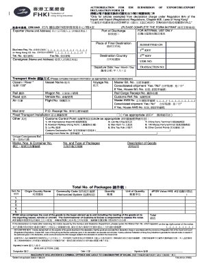 Fillable Online hktsc industryhk DECLARATION FORM 2B Fax Email Print ...
