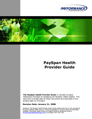 Fillable Online PaySpan Health Fax Email Print - pdfFiller