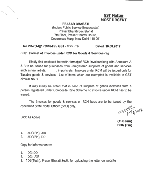 Fillable Online GST Matter Fax Email Print - pdfFiller