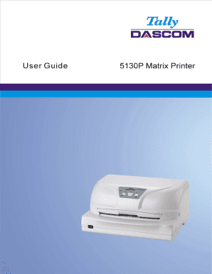 Fillable Online Tally Dascom 5130P Fax Email Print - pdfFiller