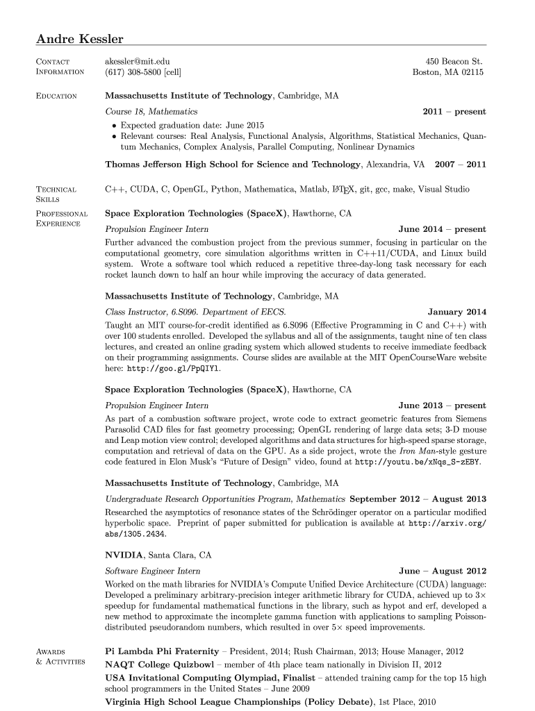 Fillable Online Andre Kessler Fax Email Print - pdfFiller