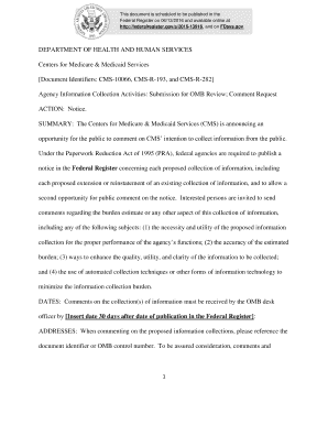 Fillable Online Document Identifiers: CMS-10066, CMS-R-193, and CMS-R ...