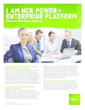 Fillable Online I AM NCR POWER+ Fax Email Print - pdfFiller
