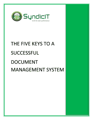 Fillable Online THE FIVE KEYS TO A Fax Email Print - pdfFiller