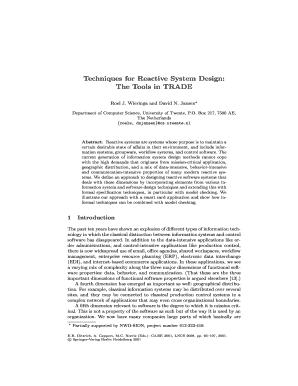 Fillable Online Techniques for Reactive System Design: Fax Email Print ...