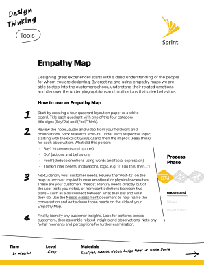 Fillable Online Empathy Map Fax Email Print - pdfFiller