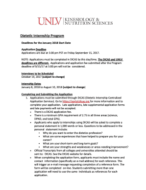 Fillable Online Deadlines for the January 2018 Start Date Fax Email ...