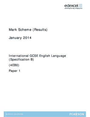 edexcel english language 2014