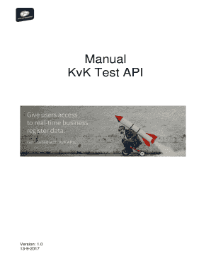 Fillable Online KvK Test API Fax Email Print - pdfFiller