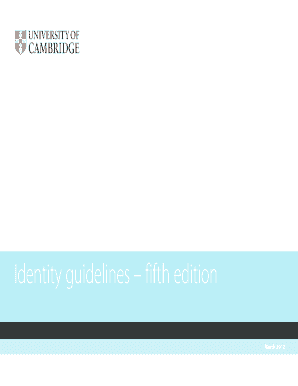 Fillable Online Identity guidelines fifth edition Fax Email Print ...