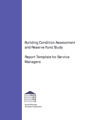 Fillable Online and Reserve Fund Study Fax Email Print - pdfFiller