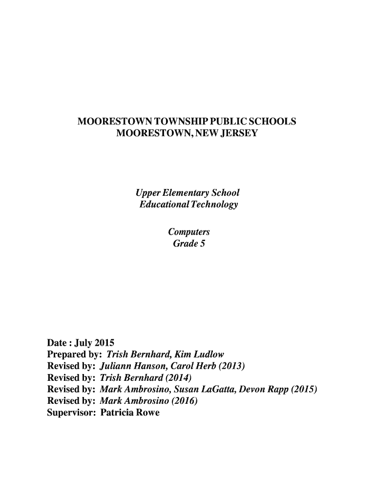 Fillable Online Prepared by: Trish Bernhard, Kim Ludlow Fax Email Print ...